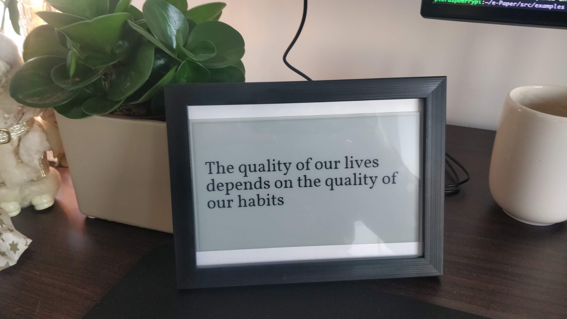 How to Make an E-Paper Quote Display (With Raspberry Pi) | Web Design ...